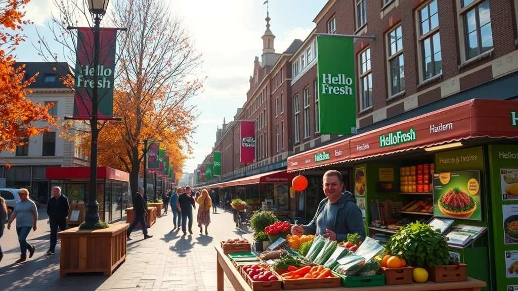 Promotie-event HelloFresh op Stationsplein Haarlem